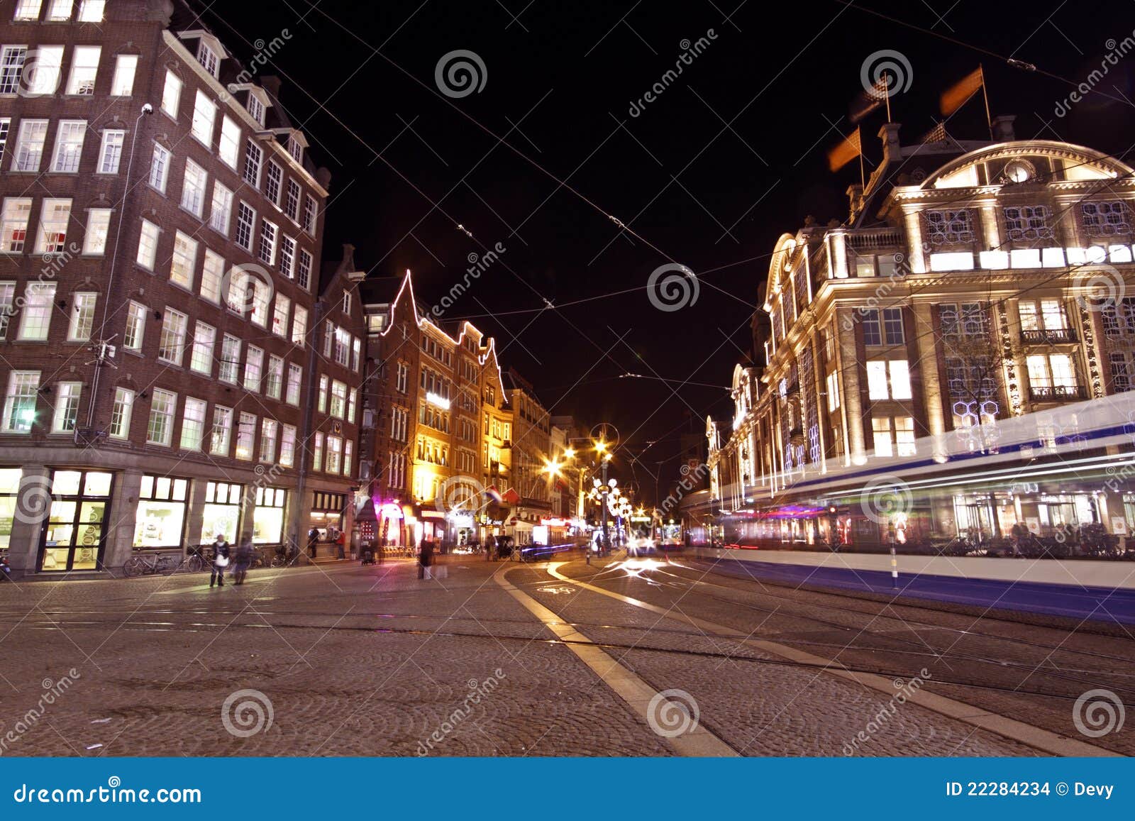 Christmas in Amsterdam the Nethe Stock Photo - Image of tourists ...