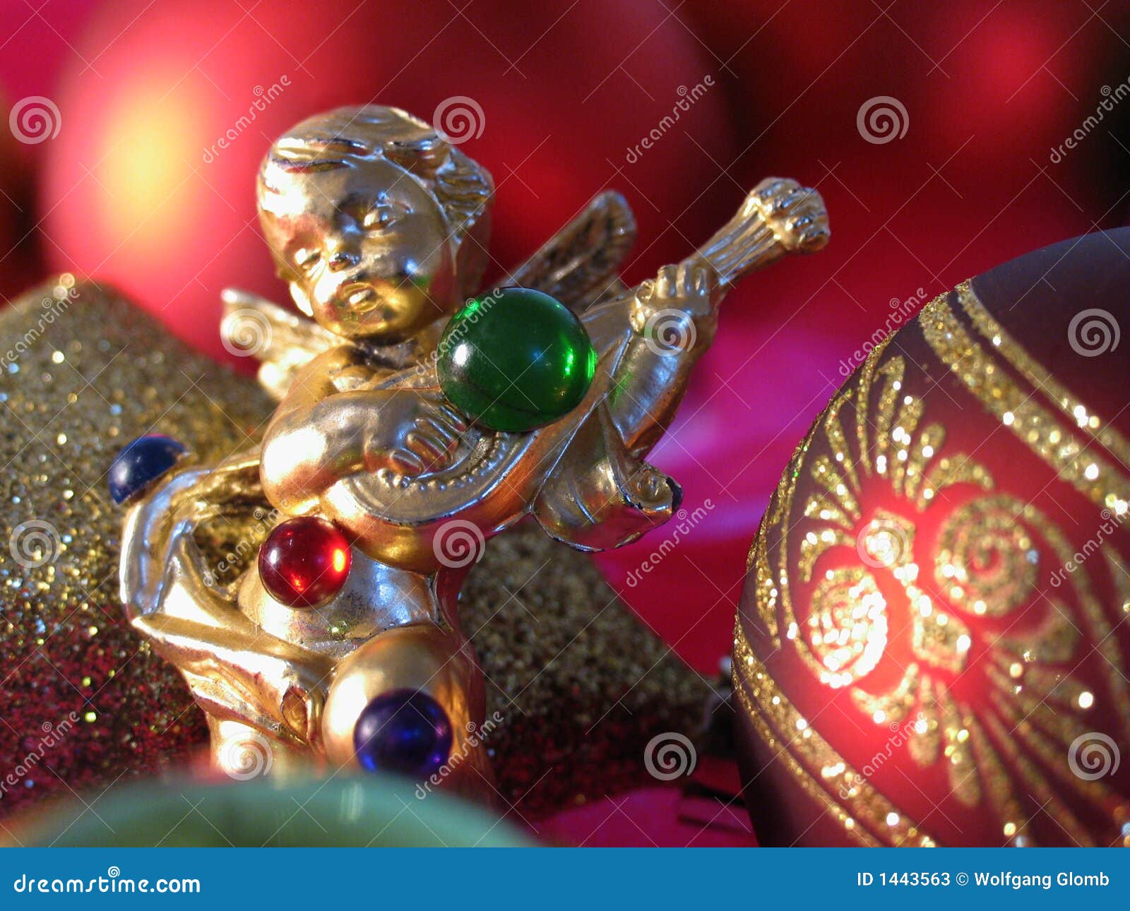 Christmas angel stock image. Image of present, christmas - 1443563