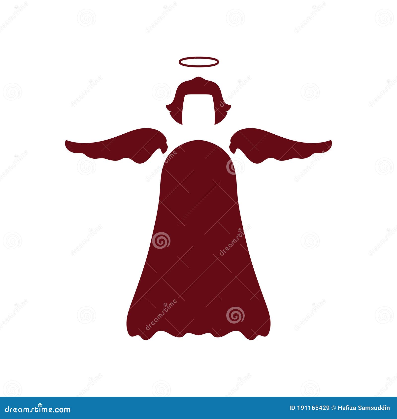 Christmas Angel Ornament. Vector Illustration Decorative Design Stock ...