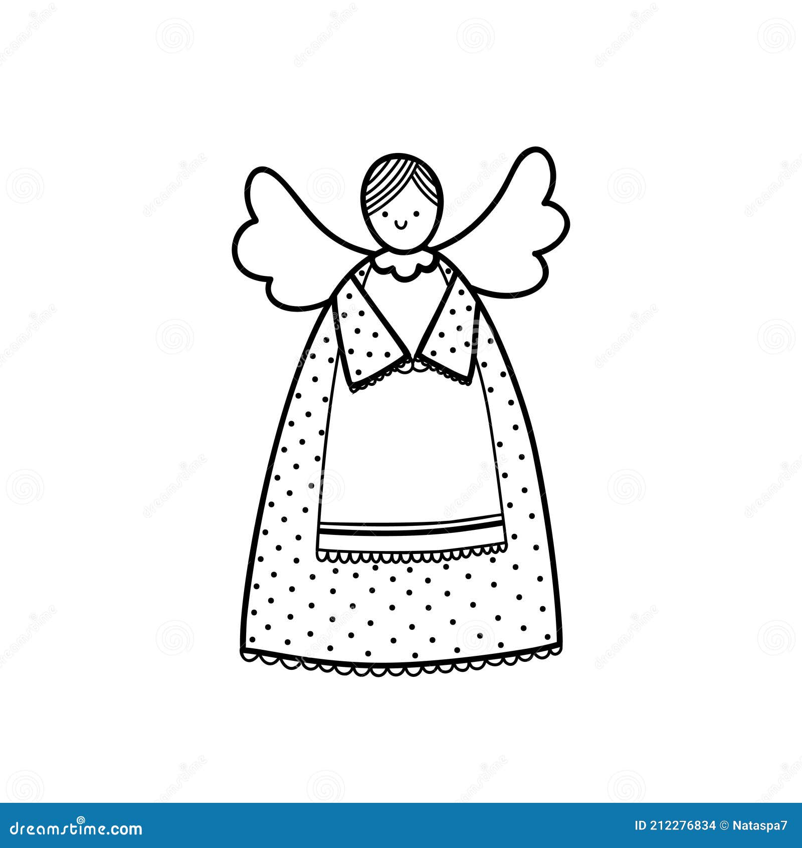 Angel Outline Vector Icon, Symbol Or Logo. | CartoonDealer.com #139990314