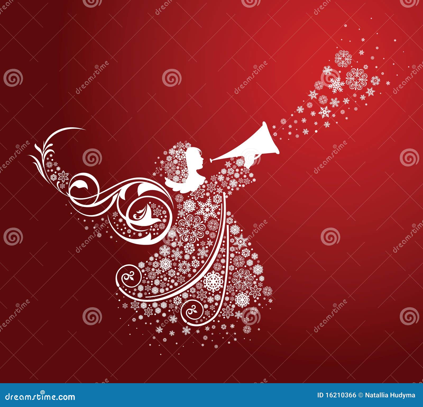 Christmas Angels. stock vector. Illustration of heaven - 16210366