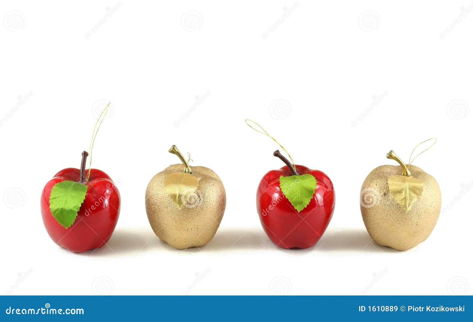 Christmas apples stock image. Image of christmas, color - 1610889