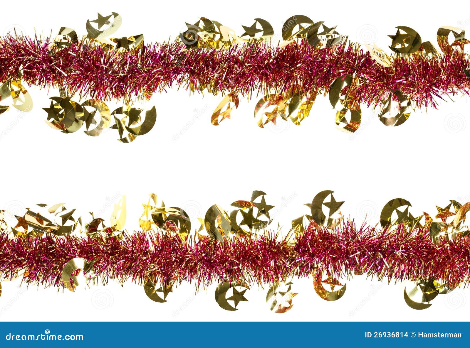 Christmas Artificial Tinsel Decoration Stock Photo - Image of ...