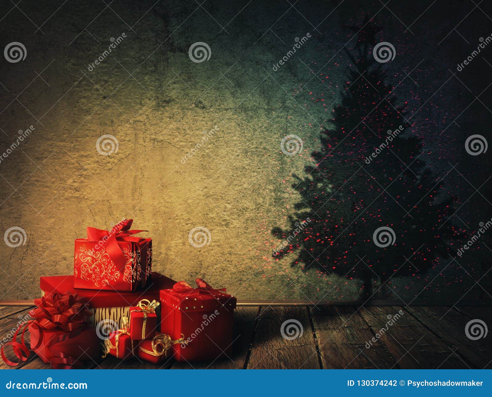 Christmas atmosphere stock photo. Image of spirit, season - 130374242