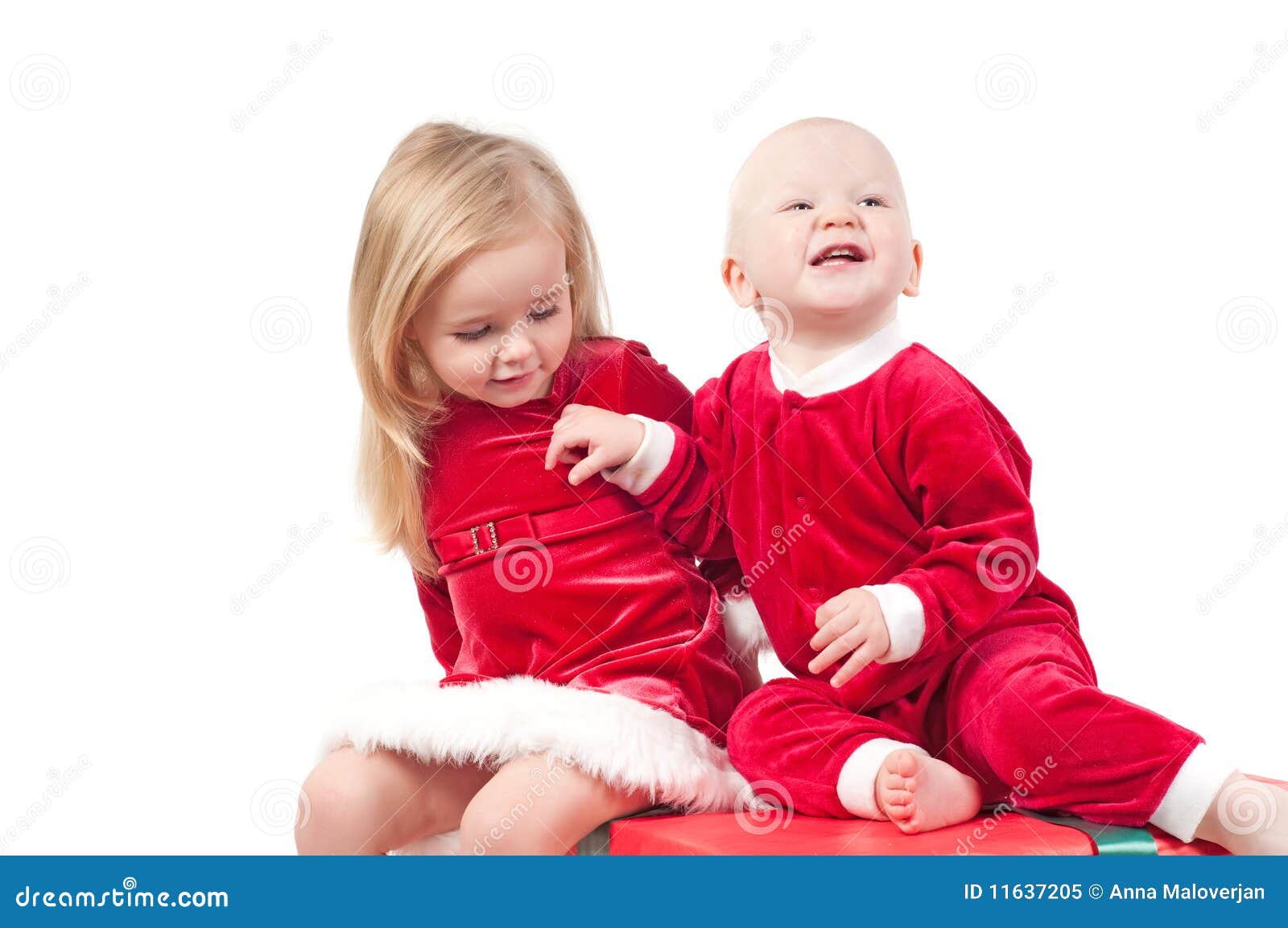Christmas babies stock image. Image of baby, december - 11637205