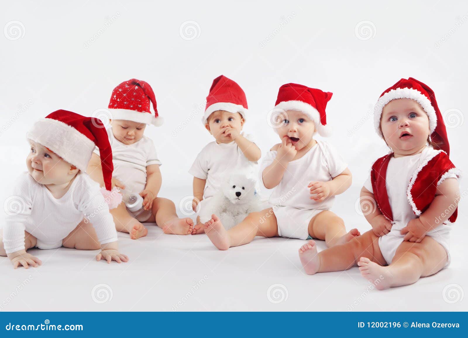 Christmas babies stock photo. Image of childcare, children - 12002196