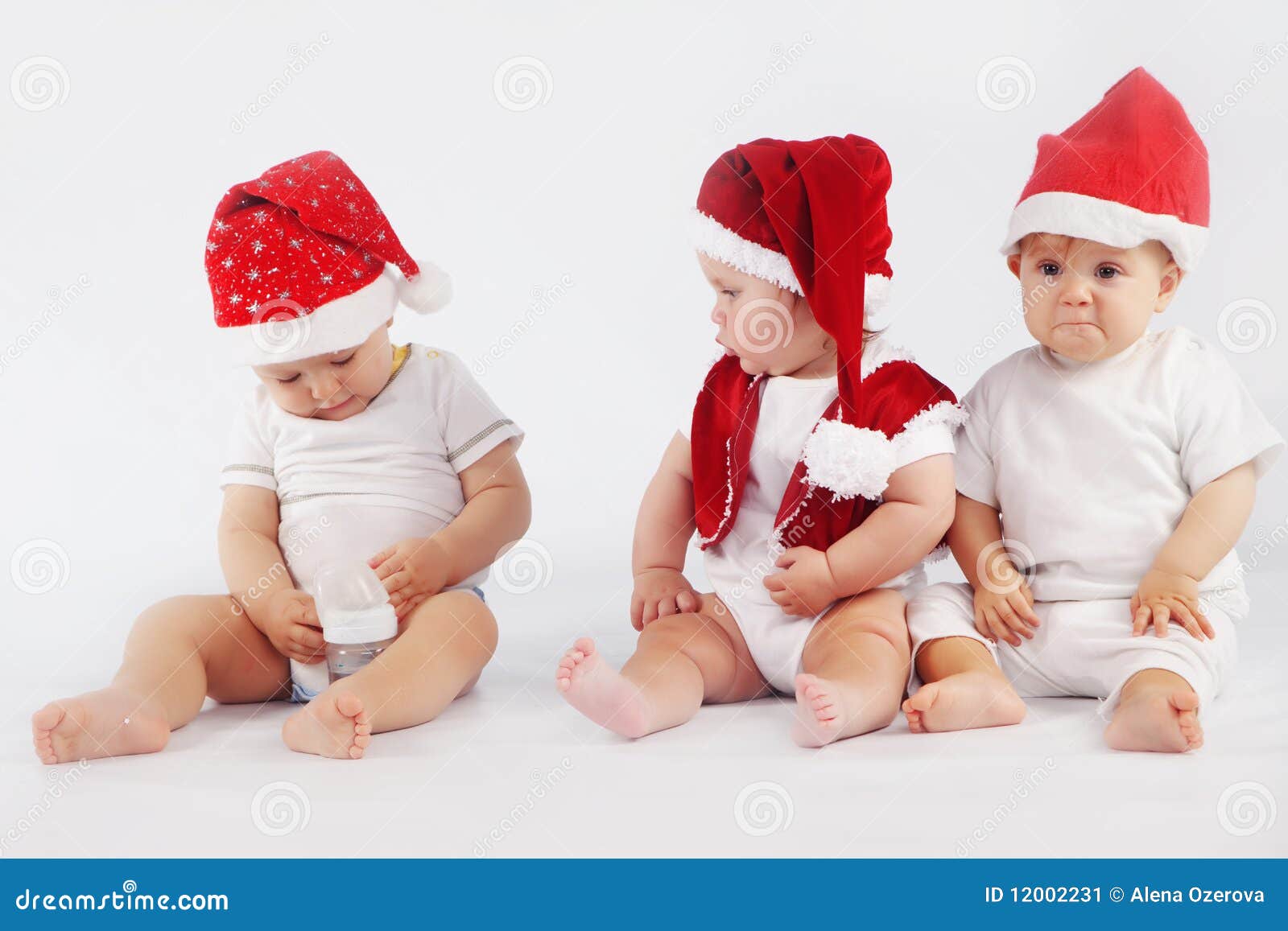 Christmas babies stock image. Image of childhood, facial - 12002231