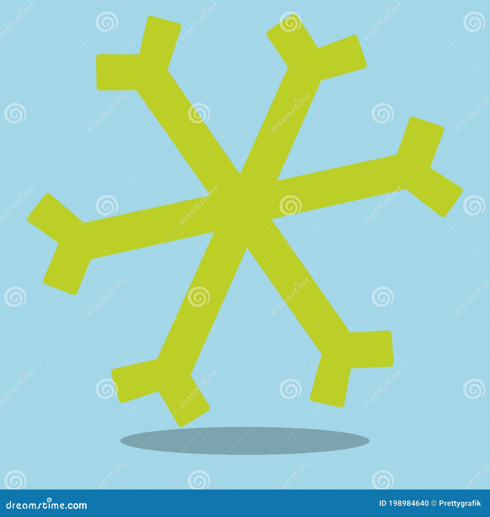 Christmas Babies Green Flake 11 Stock Vector - Illustration of flake ...