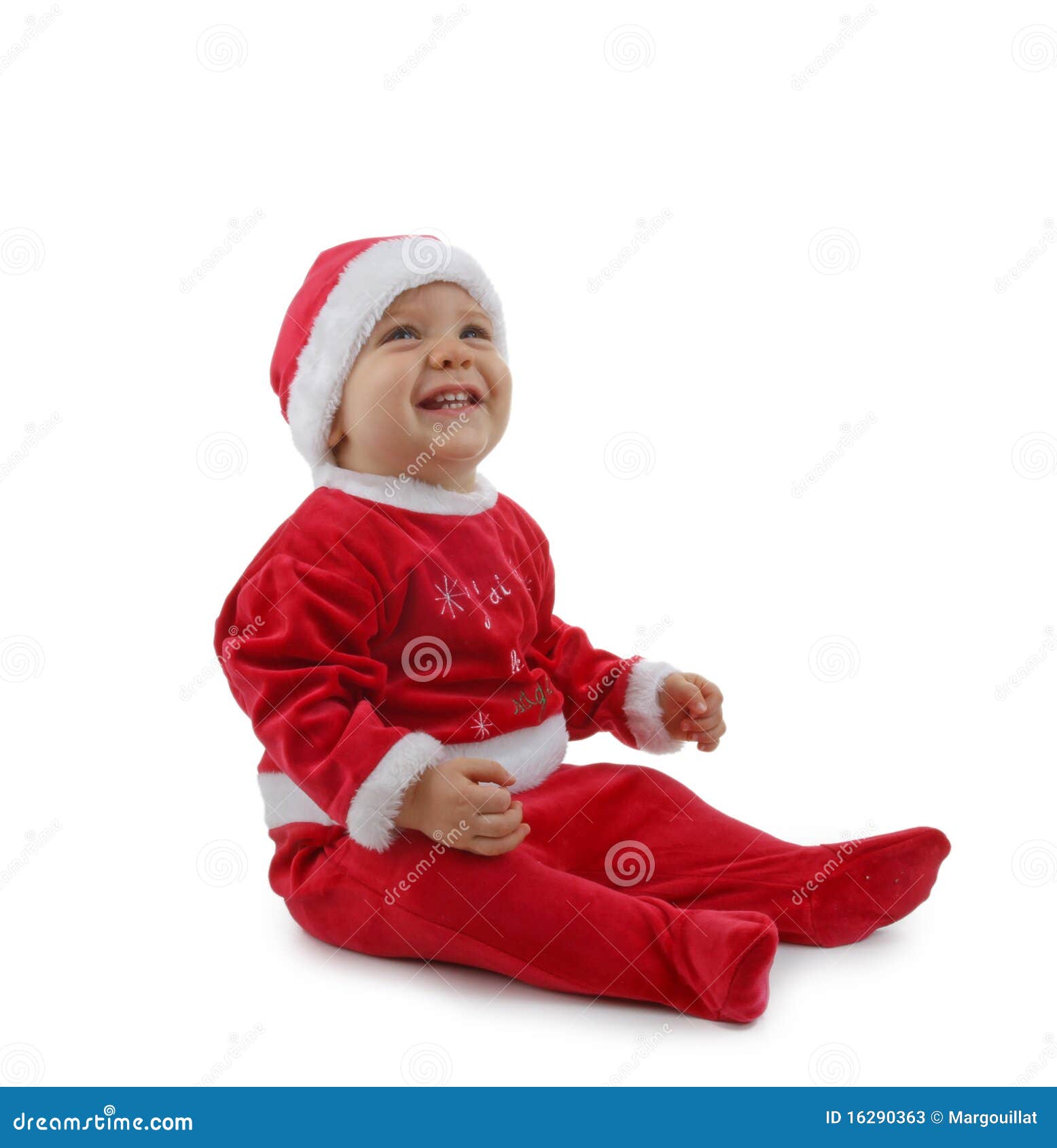 Christmas baby stock image. Image of adorable, santa - 16290363