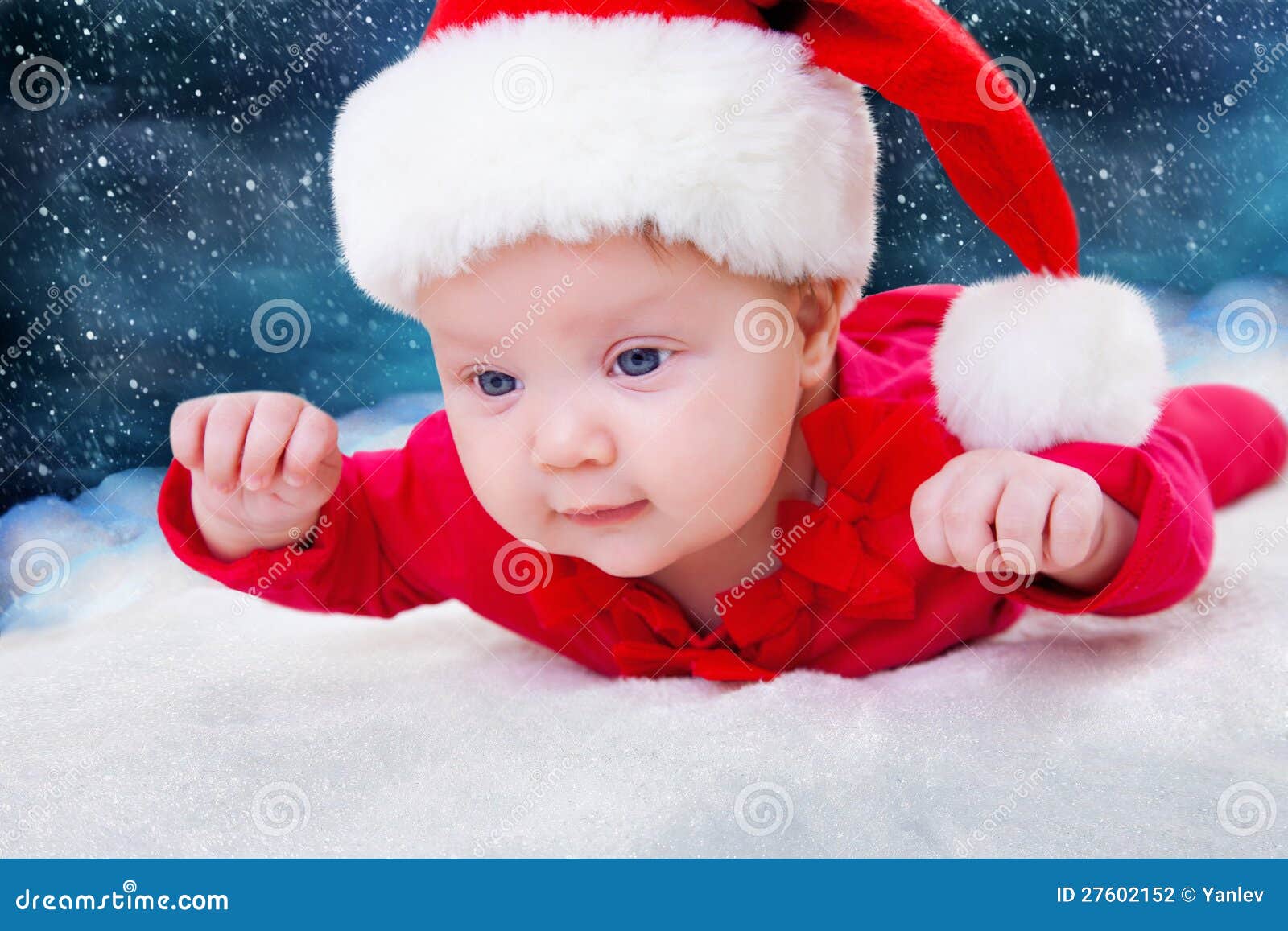 Christmas baby stock photo. Image of background, costume - 27602152
