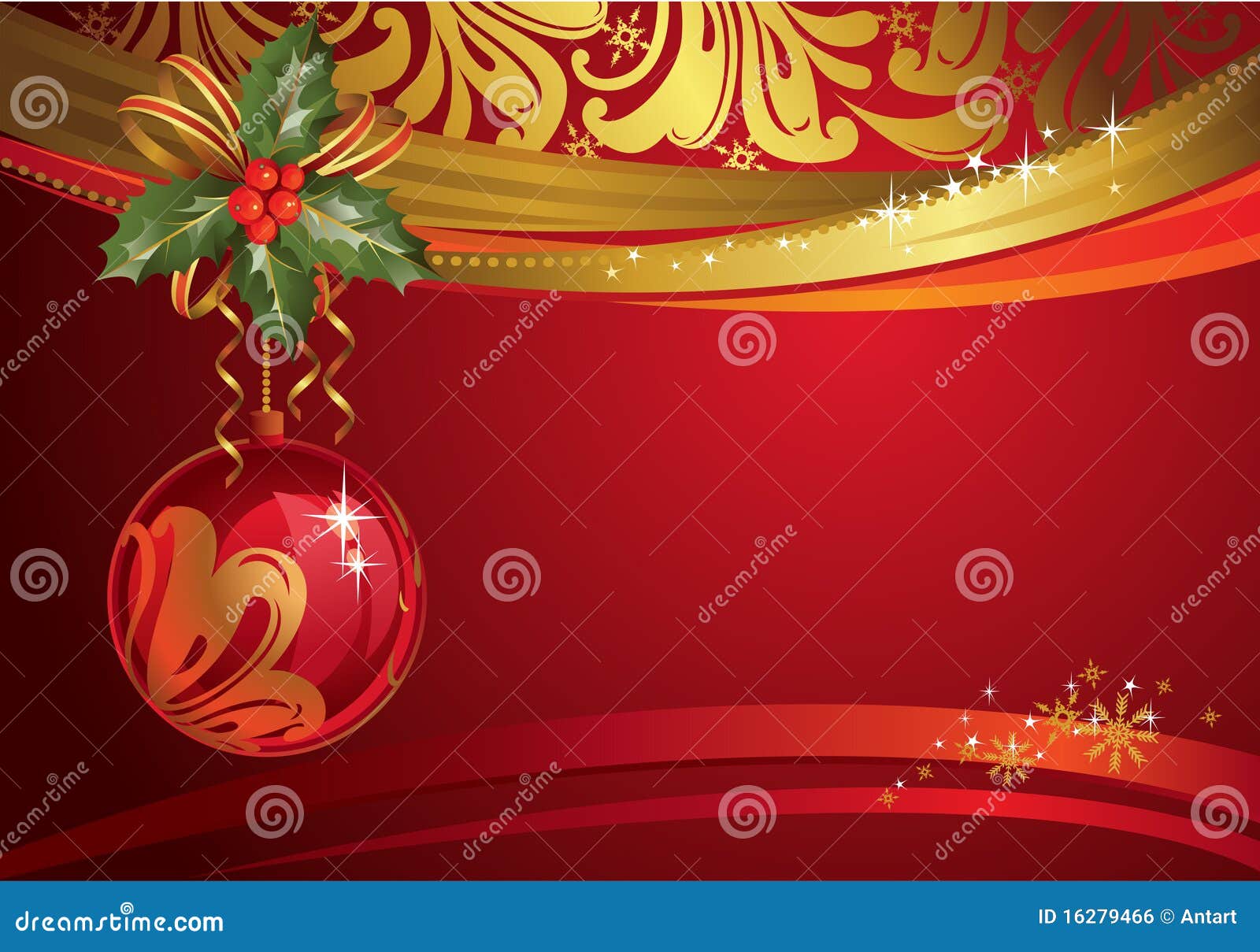 Christmas backdrop stock vector. Illustration of golden - 16279466