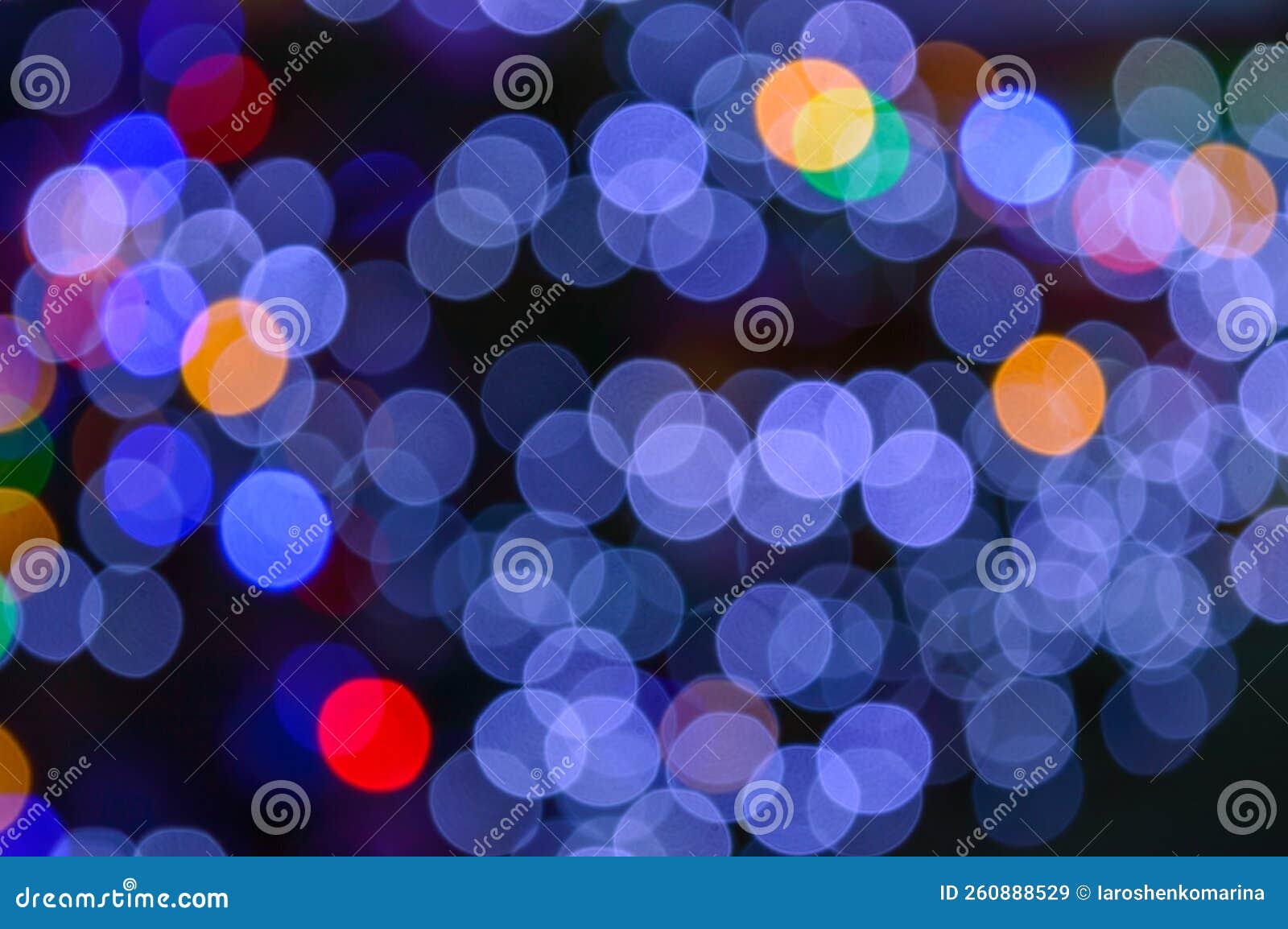 Christmas Background of Blurred Bokeh Lights Stock Image - Image of ...