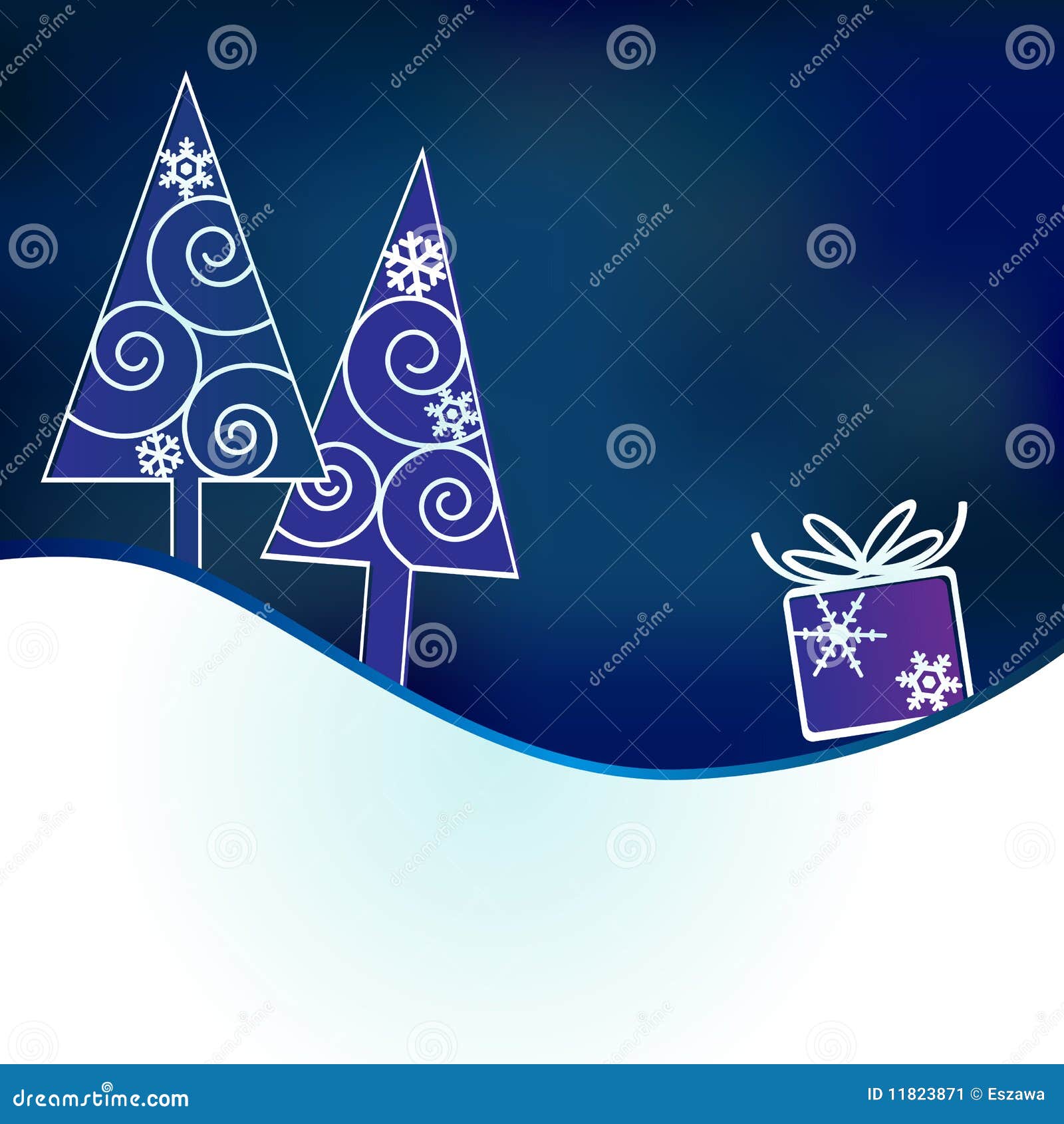 Christmas Background with Boxes Stock Vector - Illustration of ...