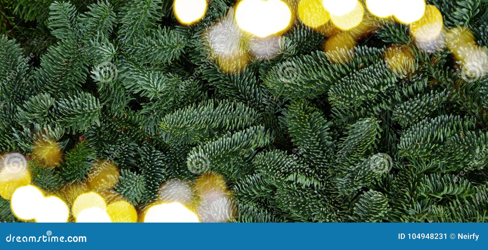 Christmas Background with Evergreen Tree Stock Image - Image of merry ...