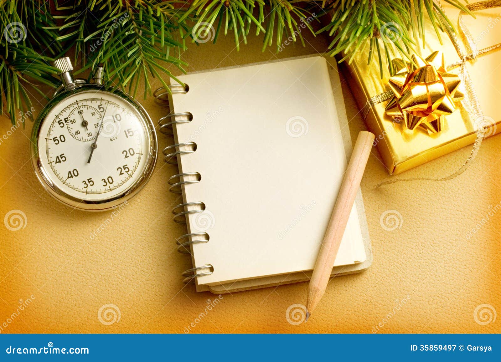 Christmas Background with Notepad Stock Image - Image of note, notepad ...