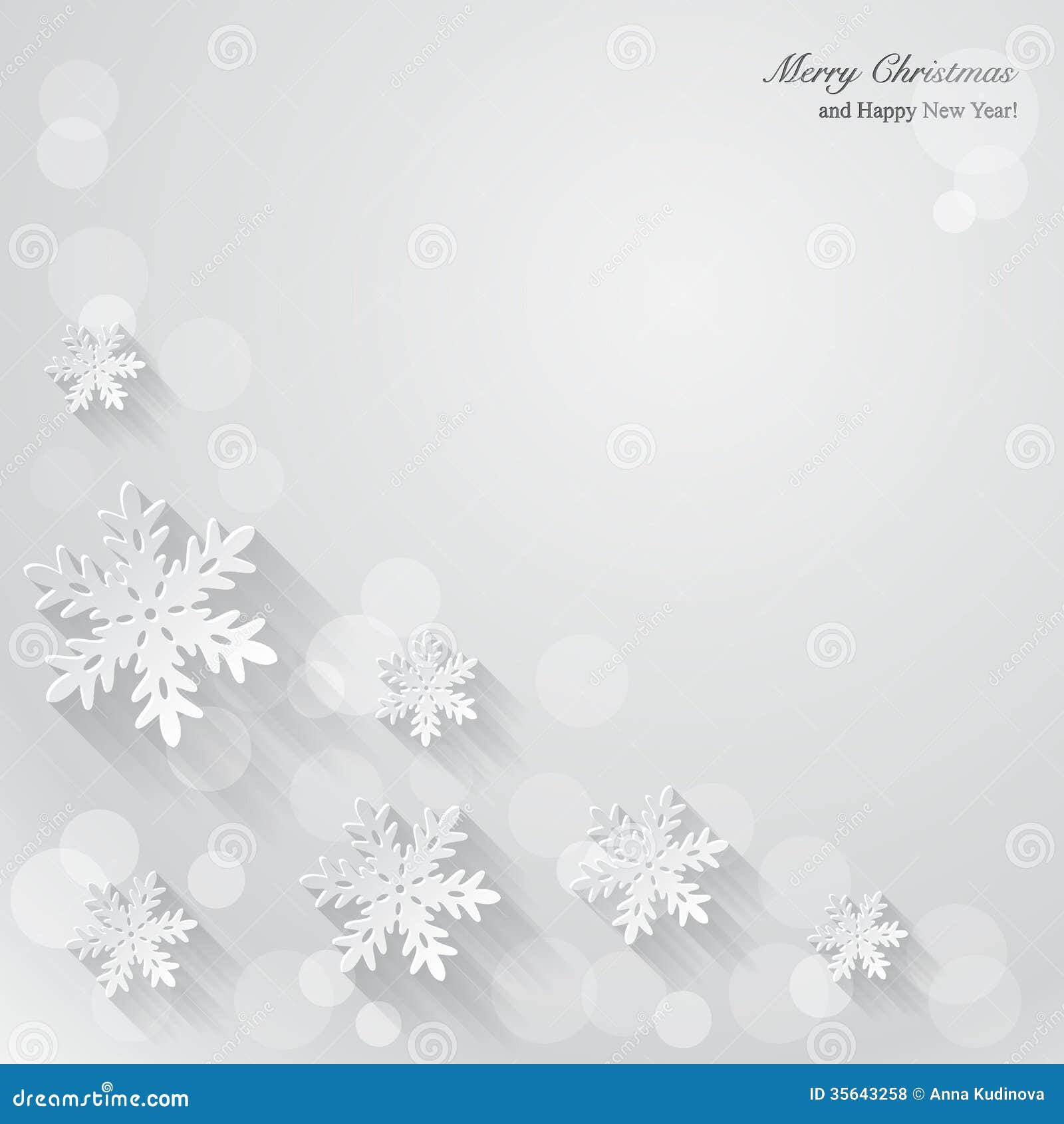 Christmas Background with Paper Snowflakes. Stock Vector - Illustration ...