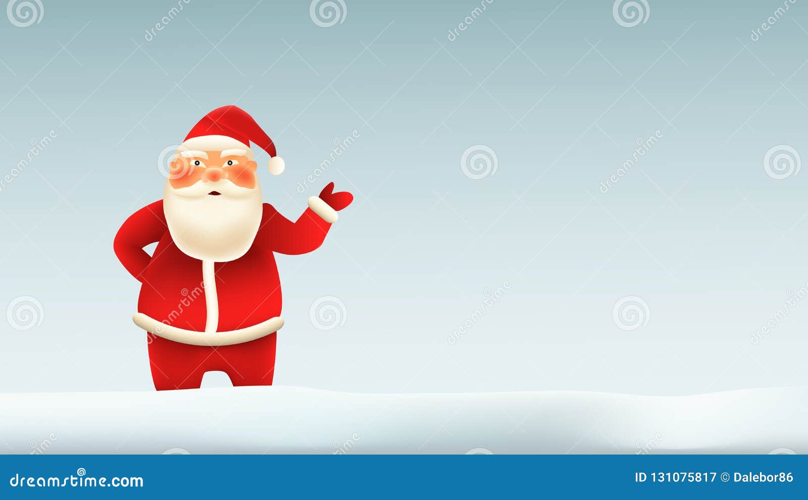 Christmas Background with Santa Claus. Stock Vector - Illustration of ...