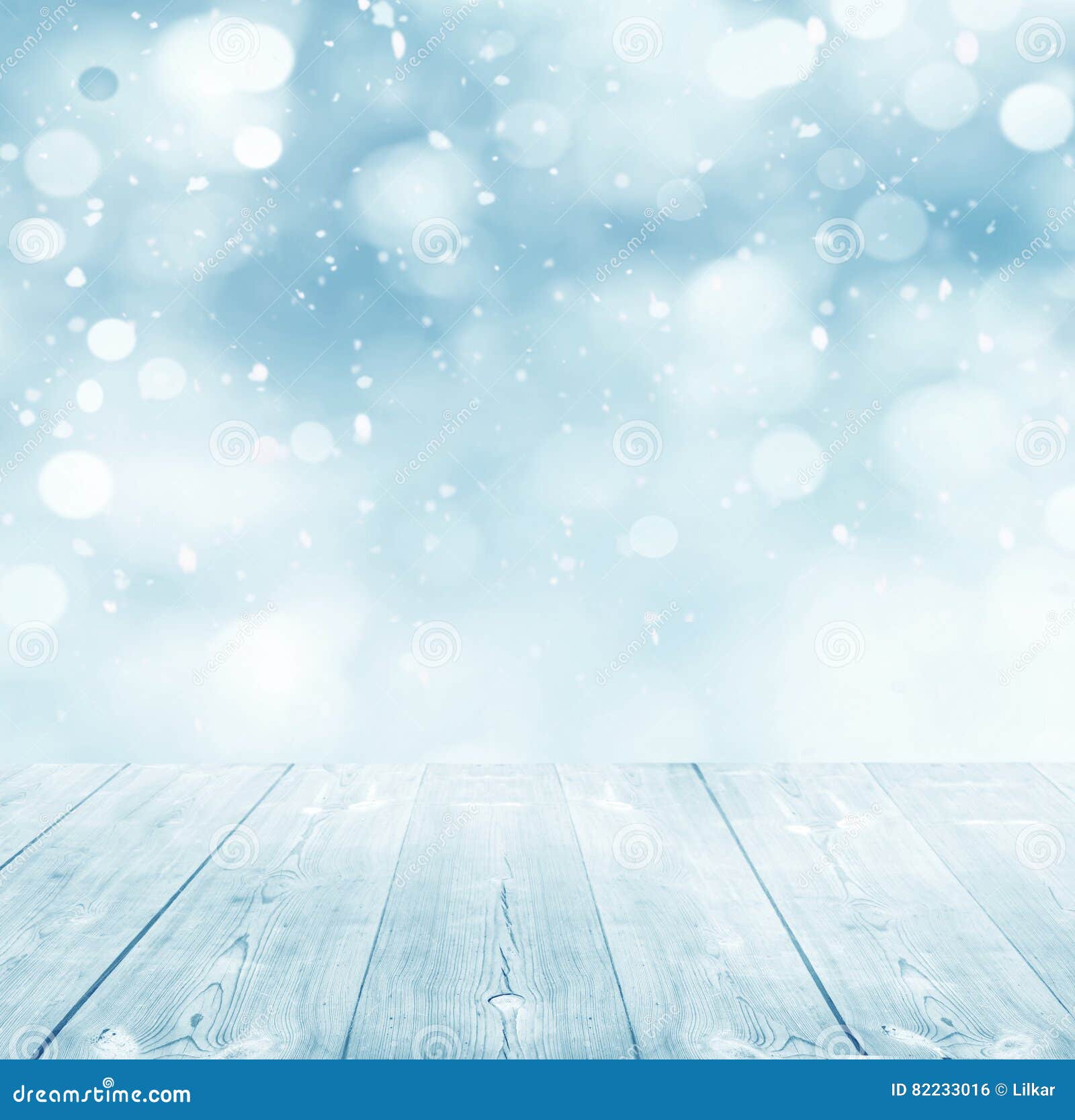 Christmas Background with Wooden Table Stock Photo - Image of beautiful ...