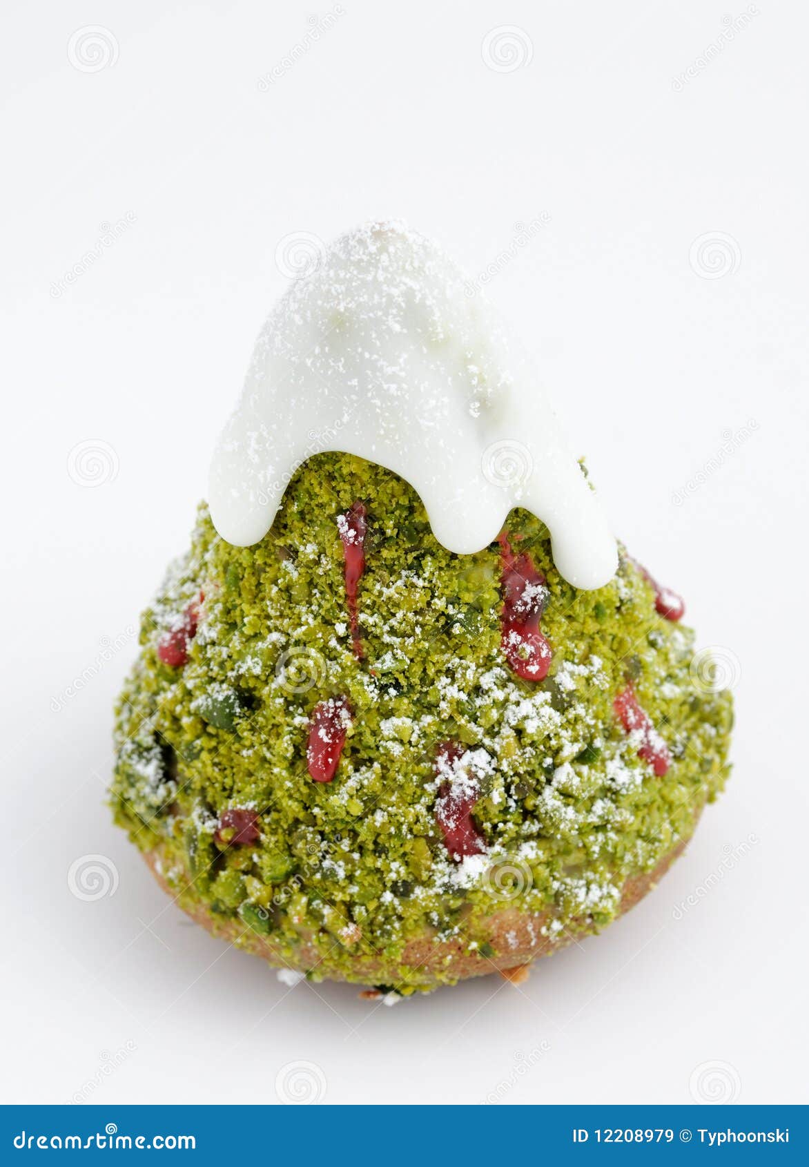 Christmas Bakery - Fir Tree Cake Stock Image - Image of close, dessert ...