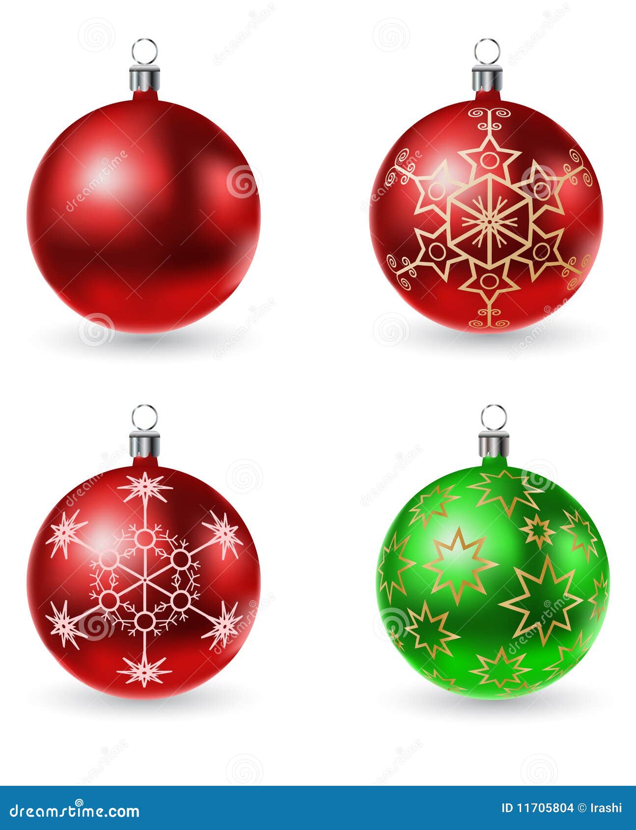 Christmas balls stock vector. Illustration of circle - 11705804