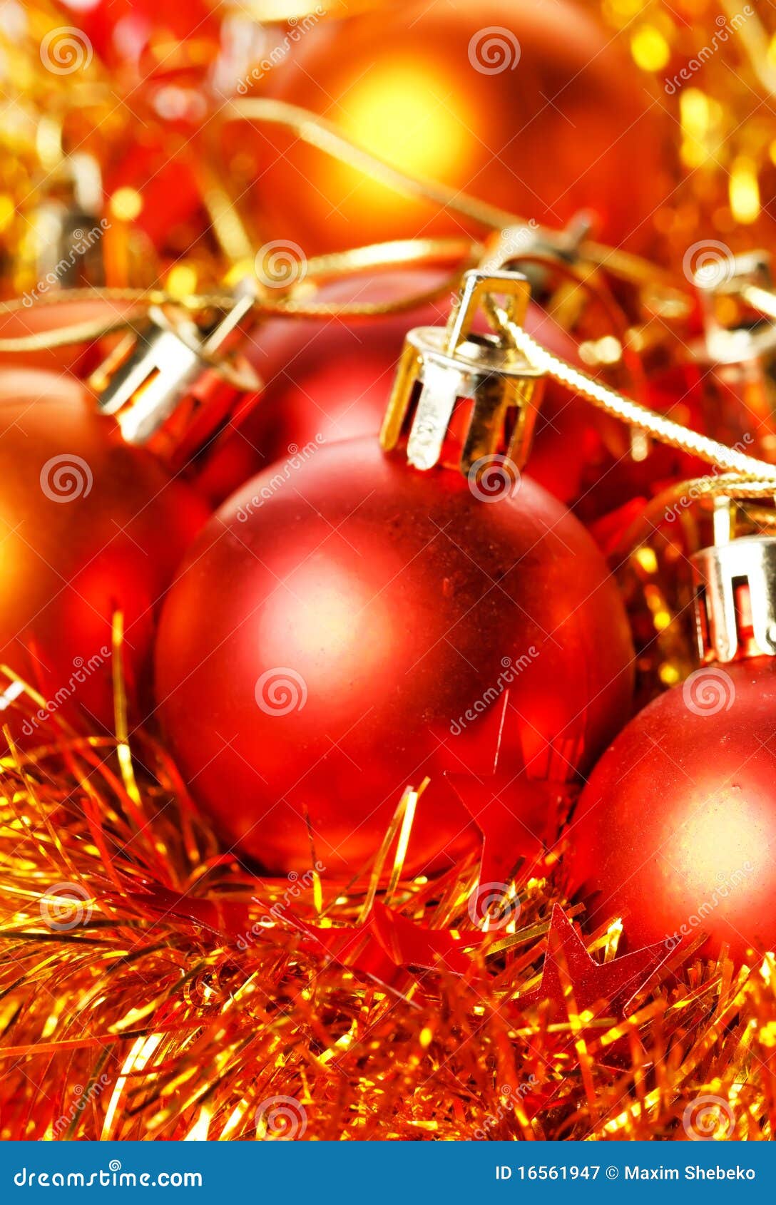 Christmas balls stock image. Image of festive, light - 16561947