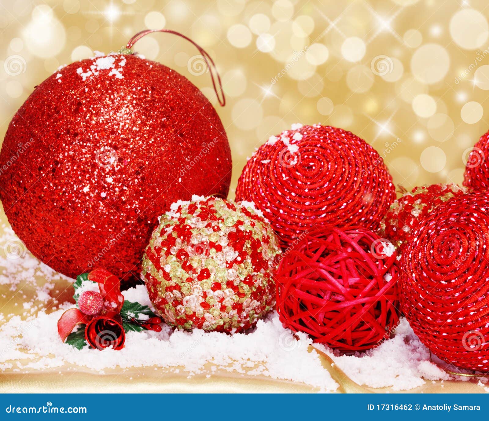 Christmas balls stock photo. Image of decor, background - 17316462