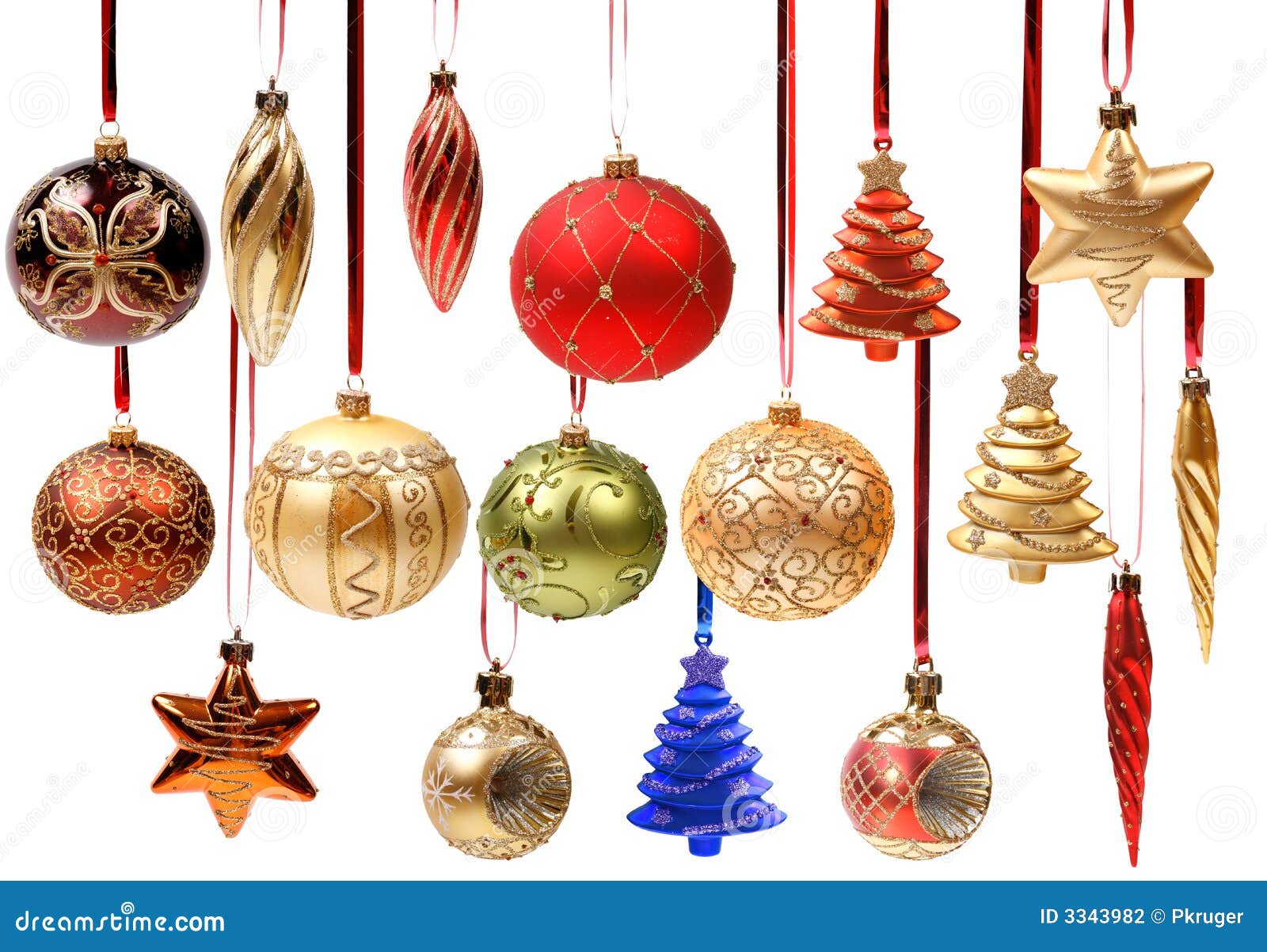 Christmas Balls stock photo. Image of closeup, holiday - 3343982