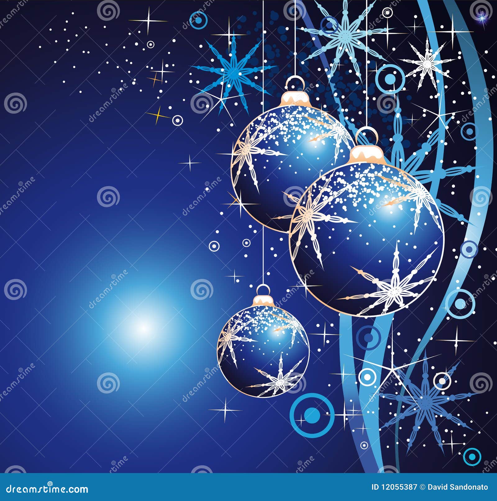 Christmas Balls Background stock illustration. Illustration of decor ...