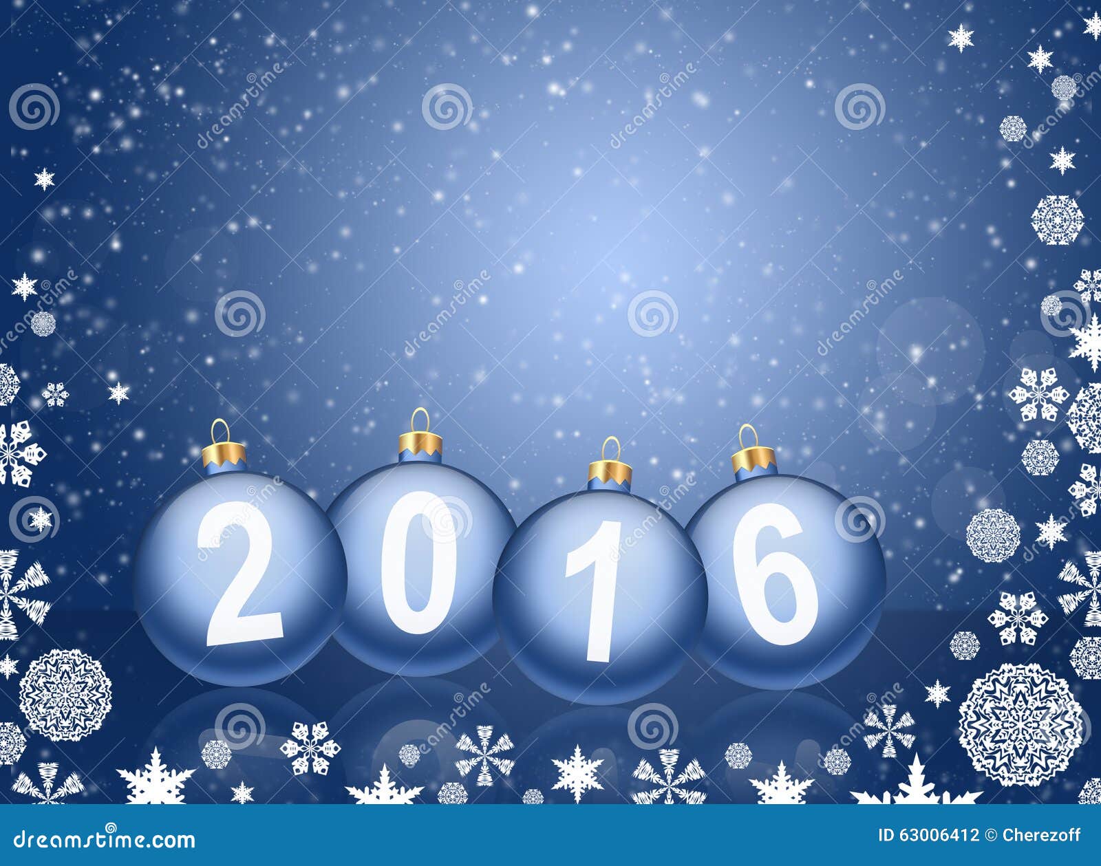 Christmas Balls with Numbers Stock Illustration - Illustration of shine ...