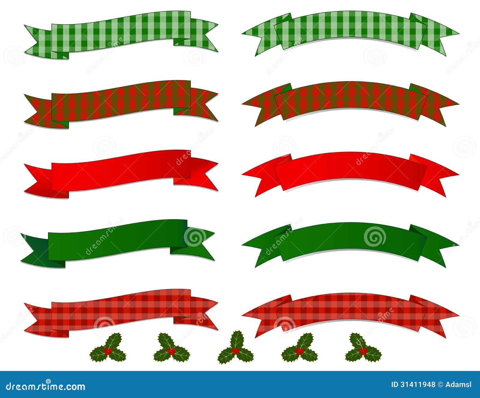 Christmas Banner Collection Stock Vector - Illustration of copyspace ...