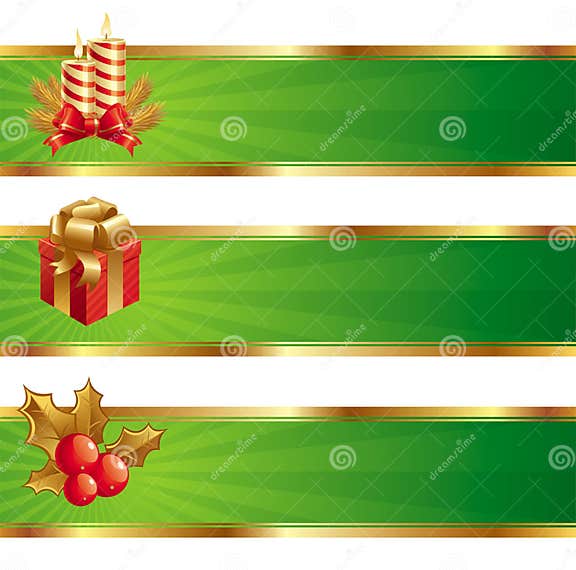 Christmas banners stock vector. Illustration of celebration - 6786550