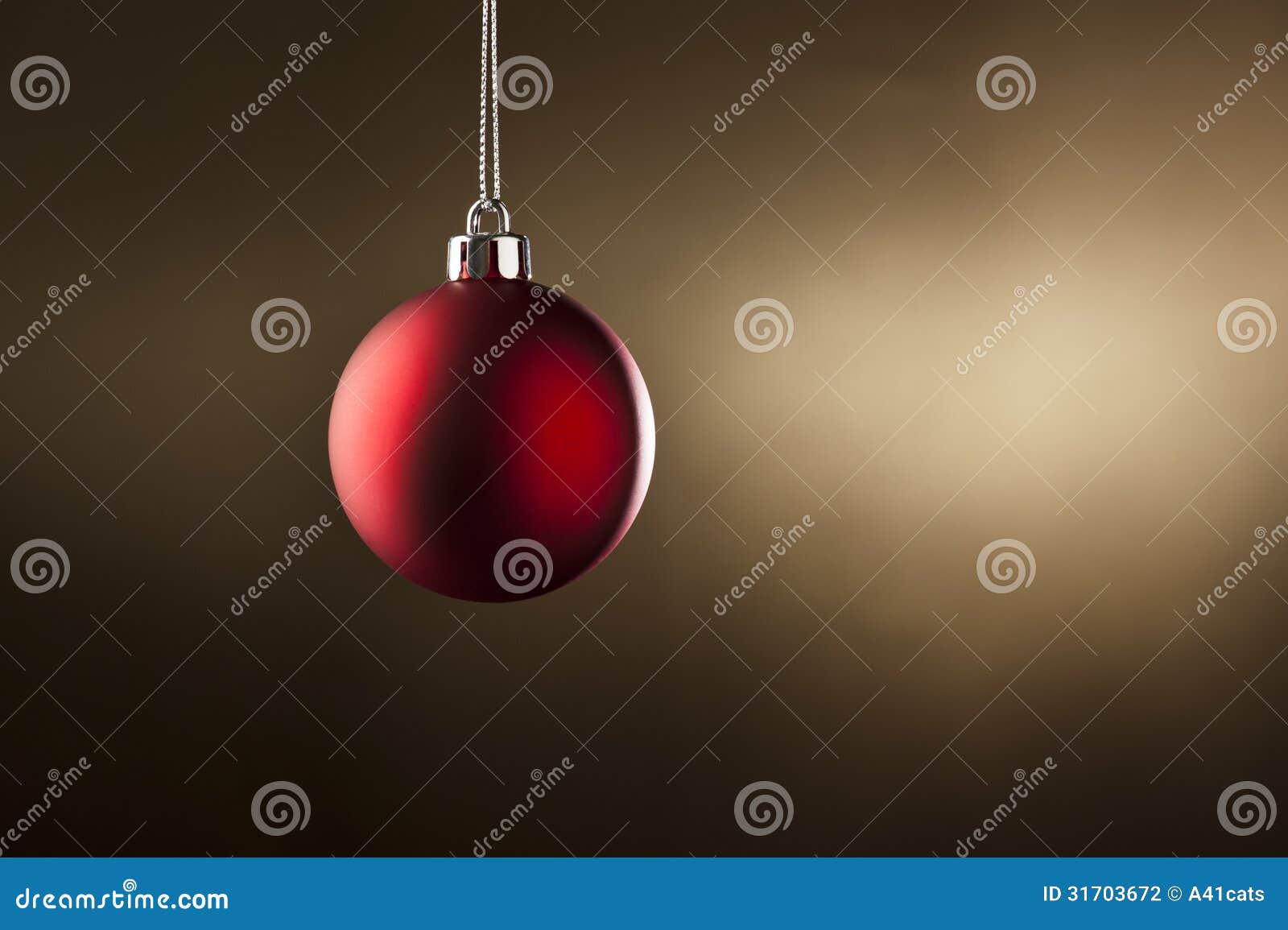 Christmas Bauble stock photo. Image of golden, copy, decorative - 31703672