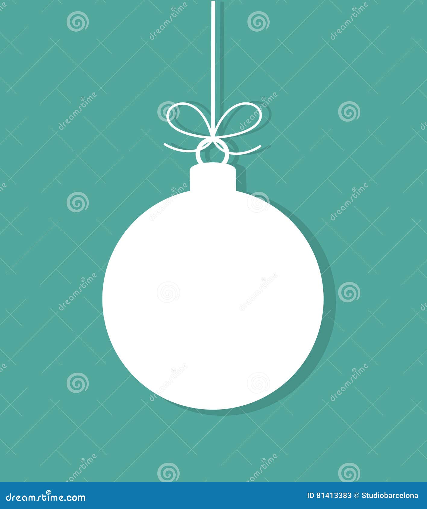 Christmas bauble tag stock vector. Illustration of ball - 81413383