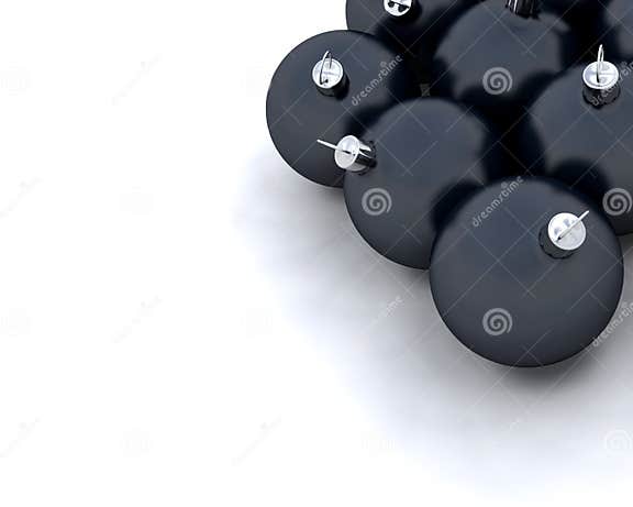 Christmas Baubles stock illustration. Illustration of bauble - 11602086