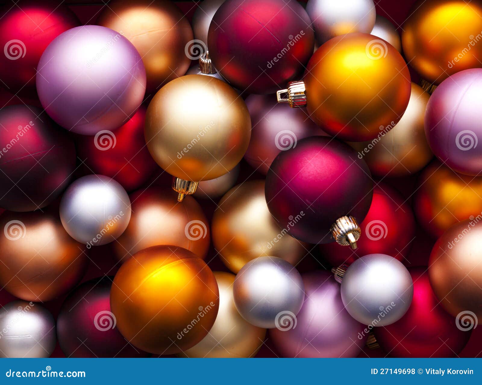 Christmas Baubles Background Stock Photo - Image of abstract, christmas ...
