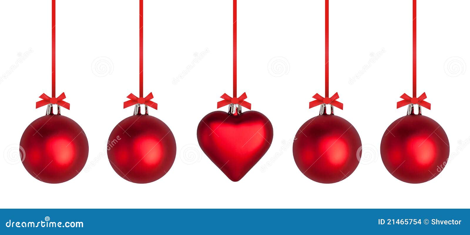 Christmas Baubles and Ribbons Stock Illustration - Illustration of ...