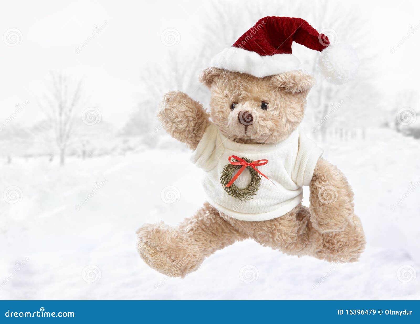Christmas bear stock image. Image of christmas, alone - 16396479