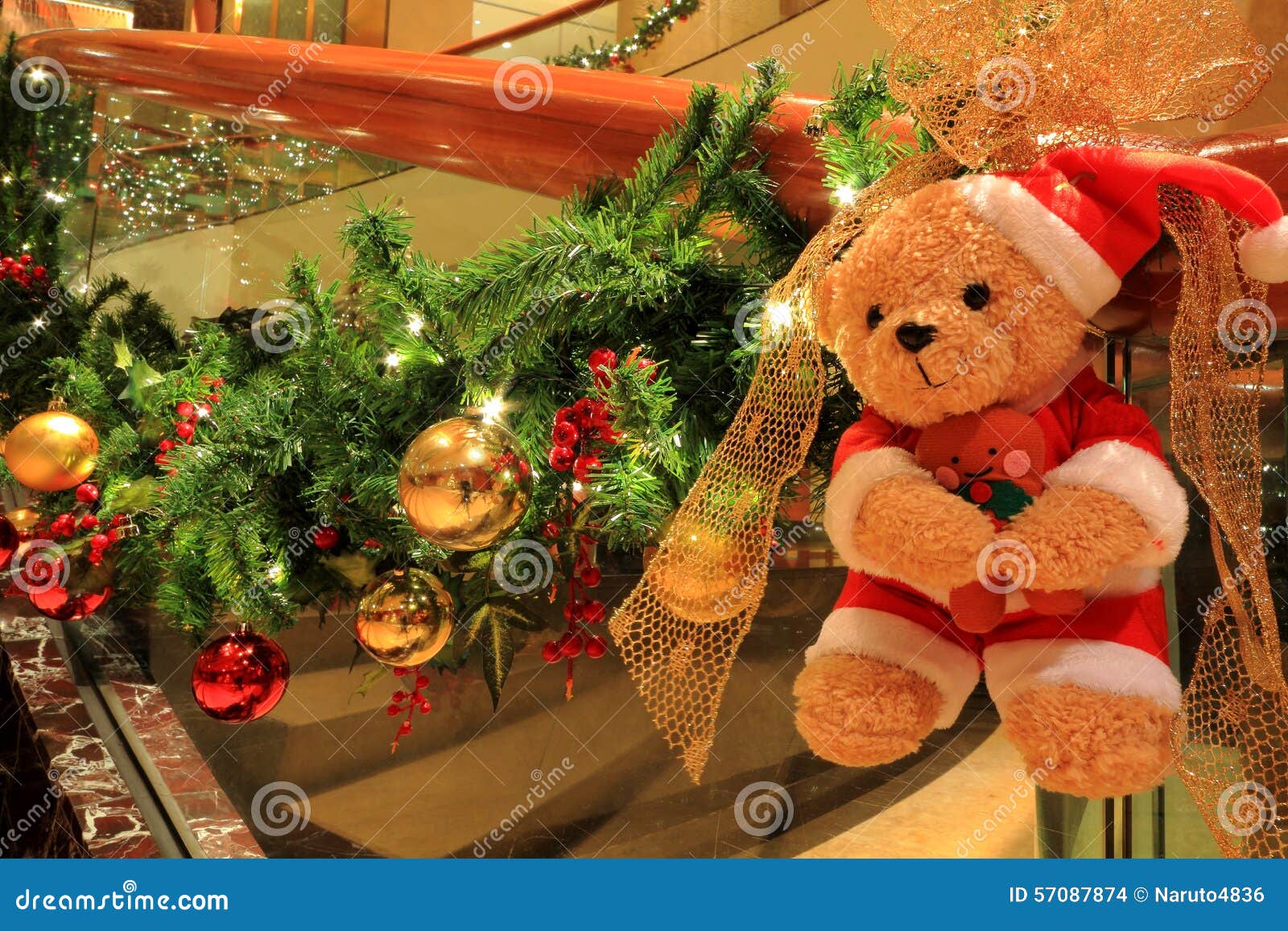Christmas Bear stock photo. Image of colorful, christmassy - 57087874
