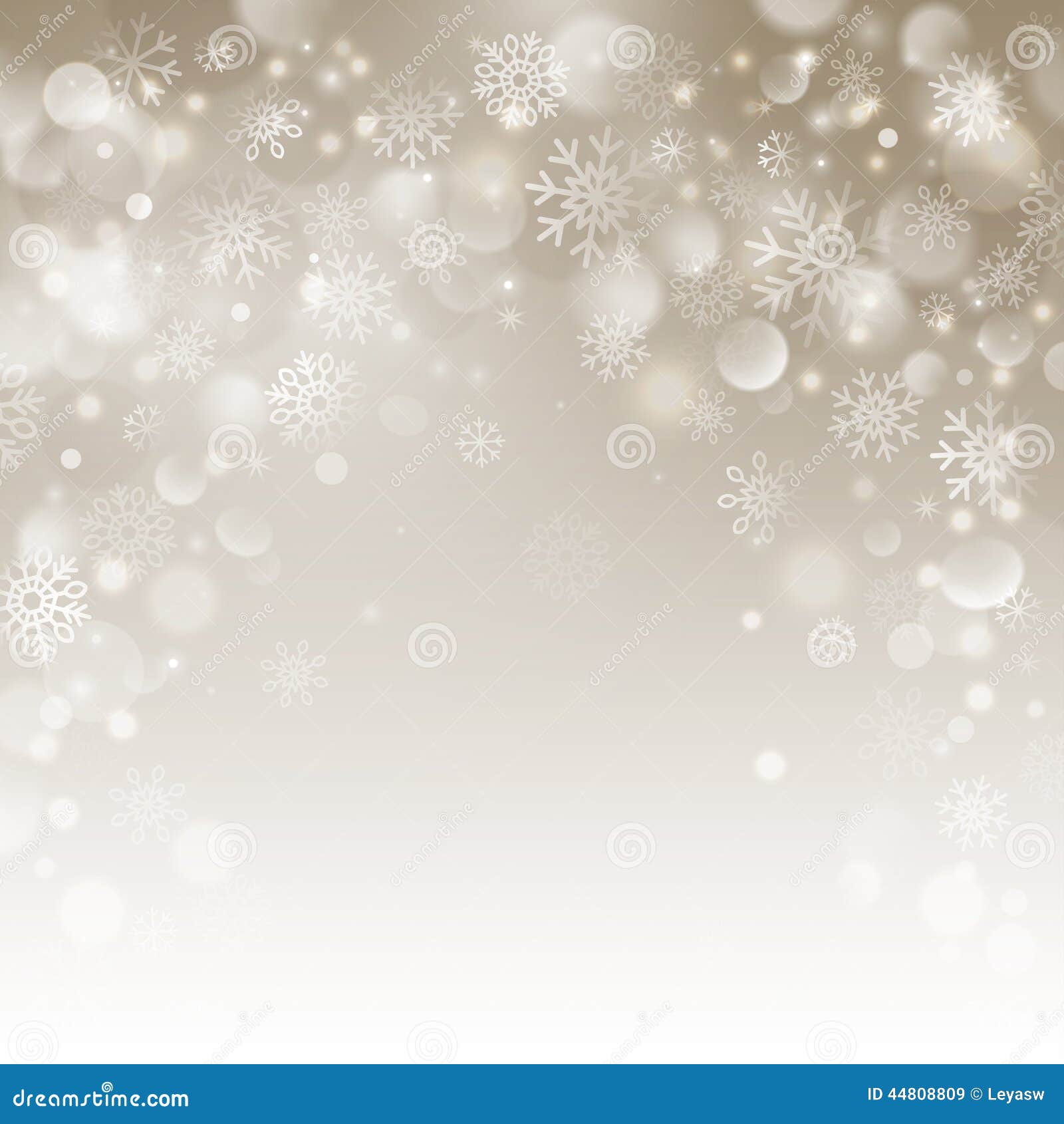 Christmas Beige Background with Snowflakes Stock Vector - Illustration ...