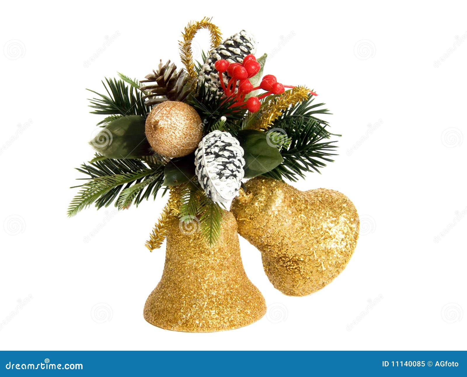 Christmas bells stock image. Image of holiday, pine, object - 11140085