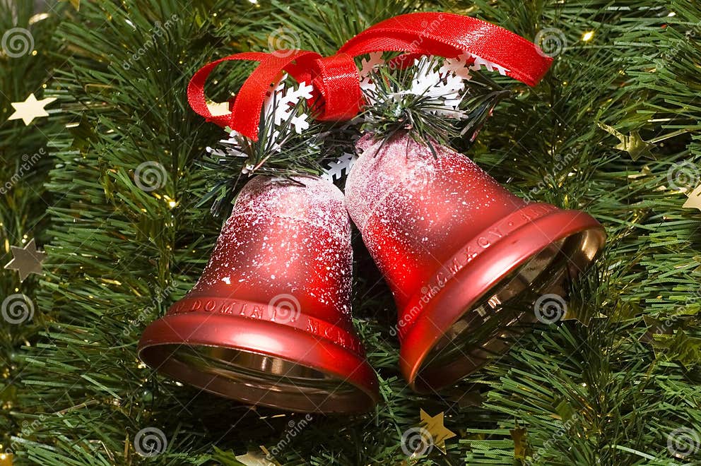 Christmas bells stock image. Image of festive, metallic - 1445475