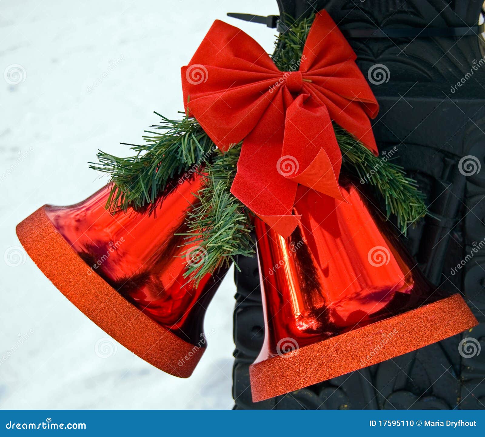 Christmas Bells stock photo. Image of snow, contrast - 17595110