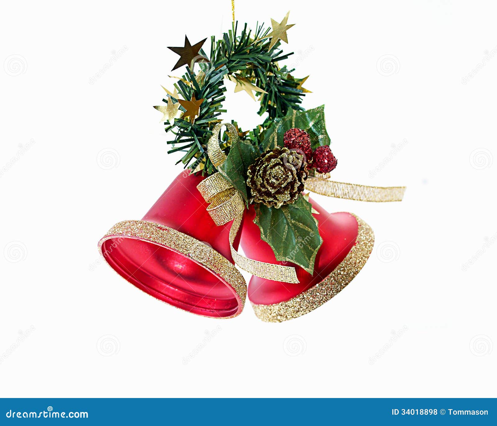 Christmas Bells stock photo. Image of sparkle, gold, christmas - 34018898
