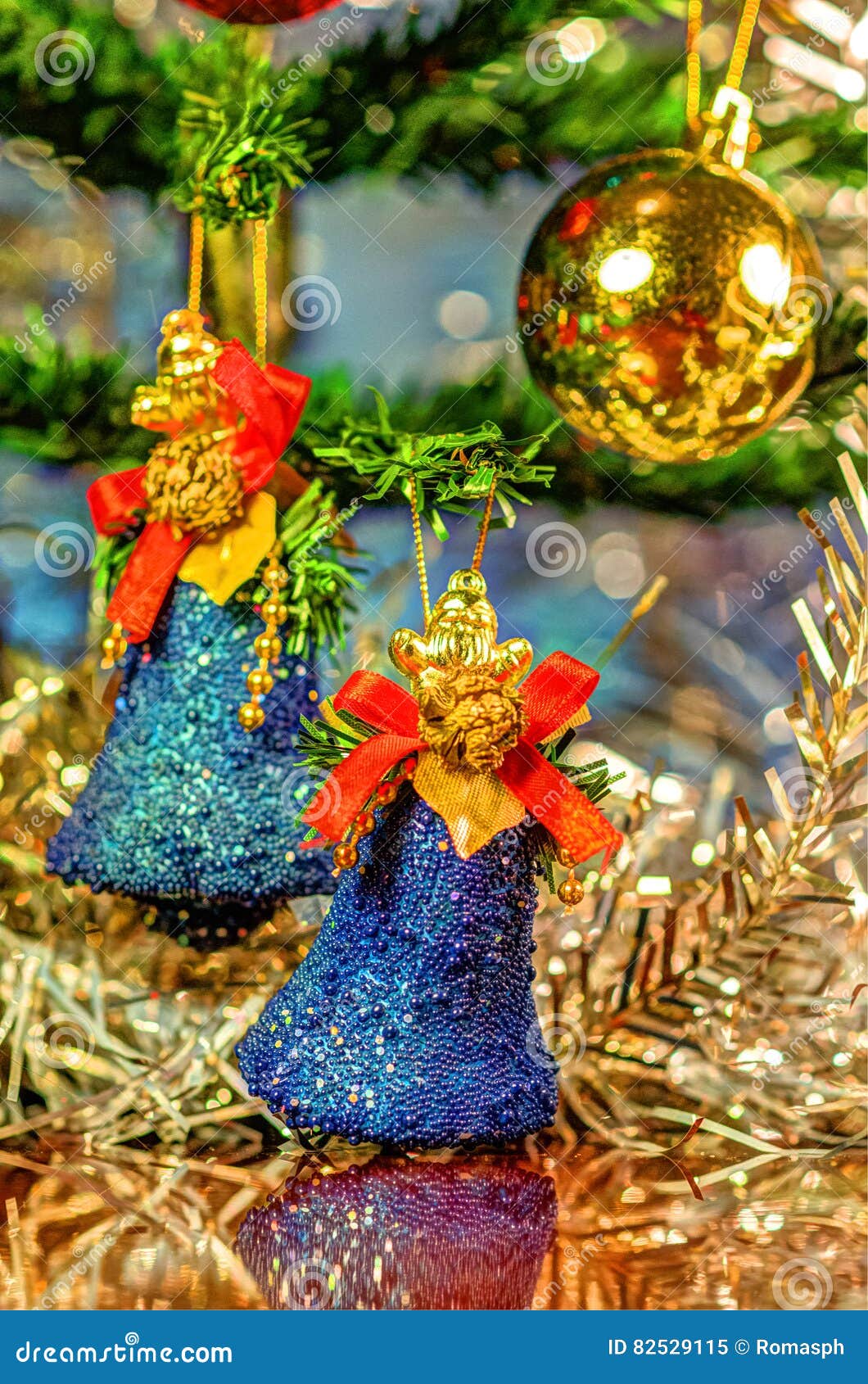 Christmas bells stock image. Image of bells, present - 82529115