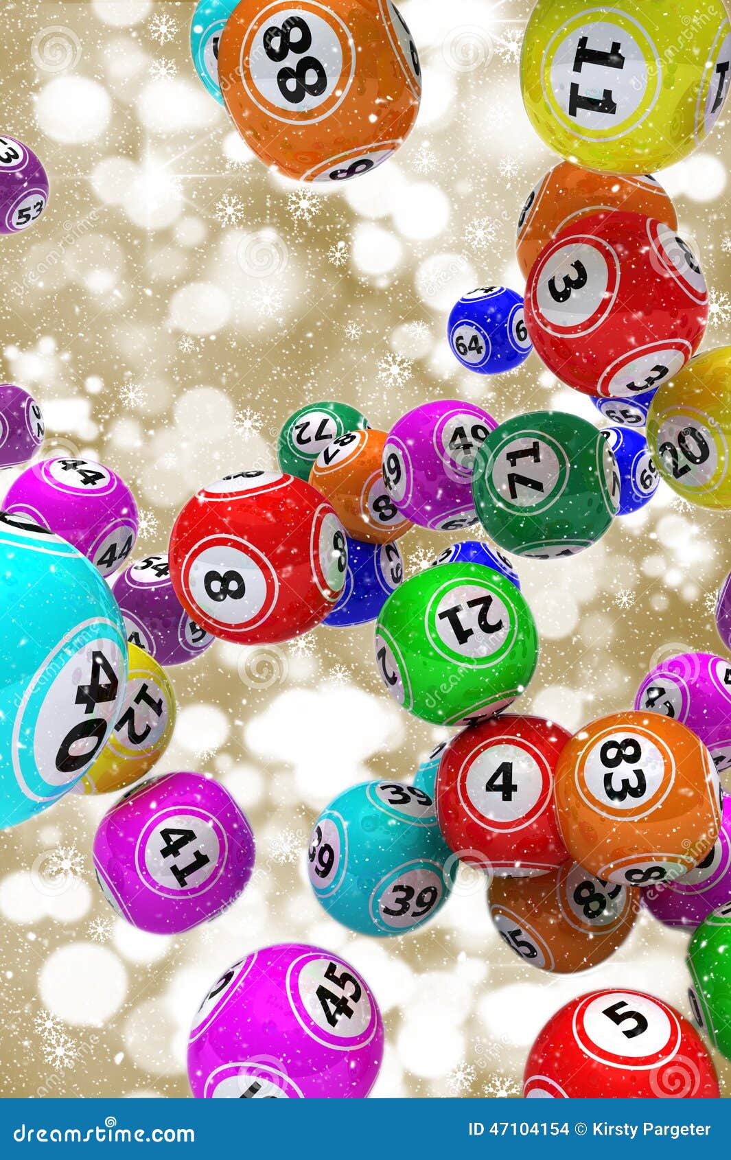 Christmas Bingo Balls