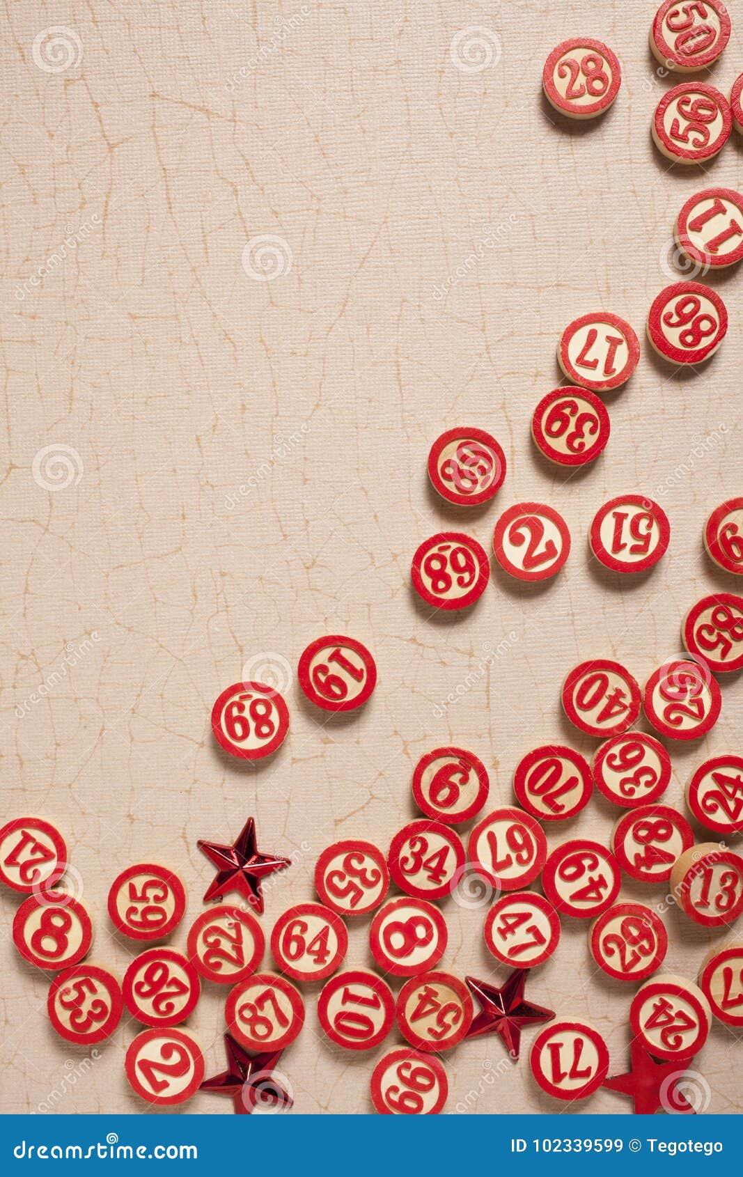Christmas Bingo Numbers Flat Style Stock Image - Image of happy ...