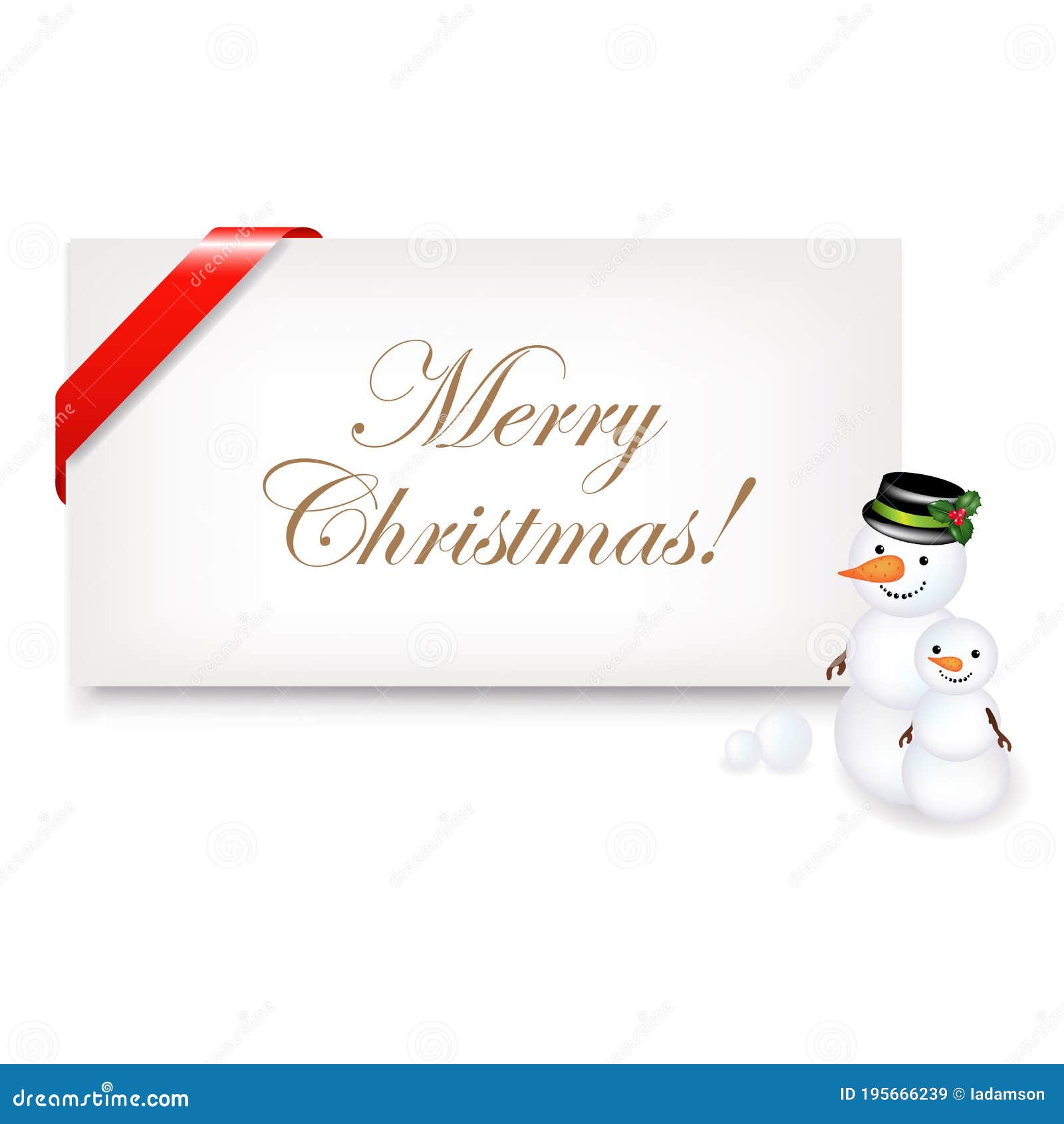 Christmas Blank Gift Tag stock vector. Illustration of card - 195666239