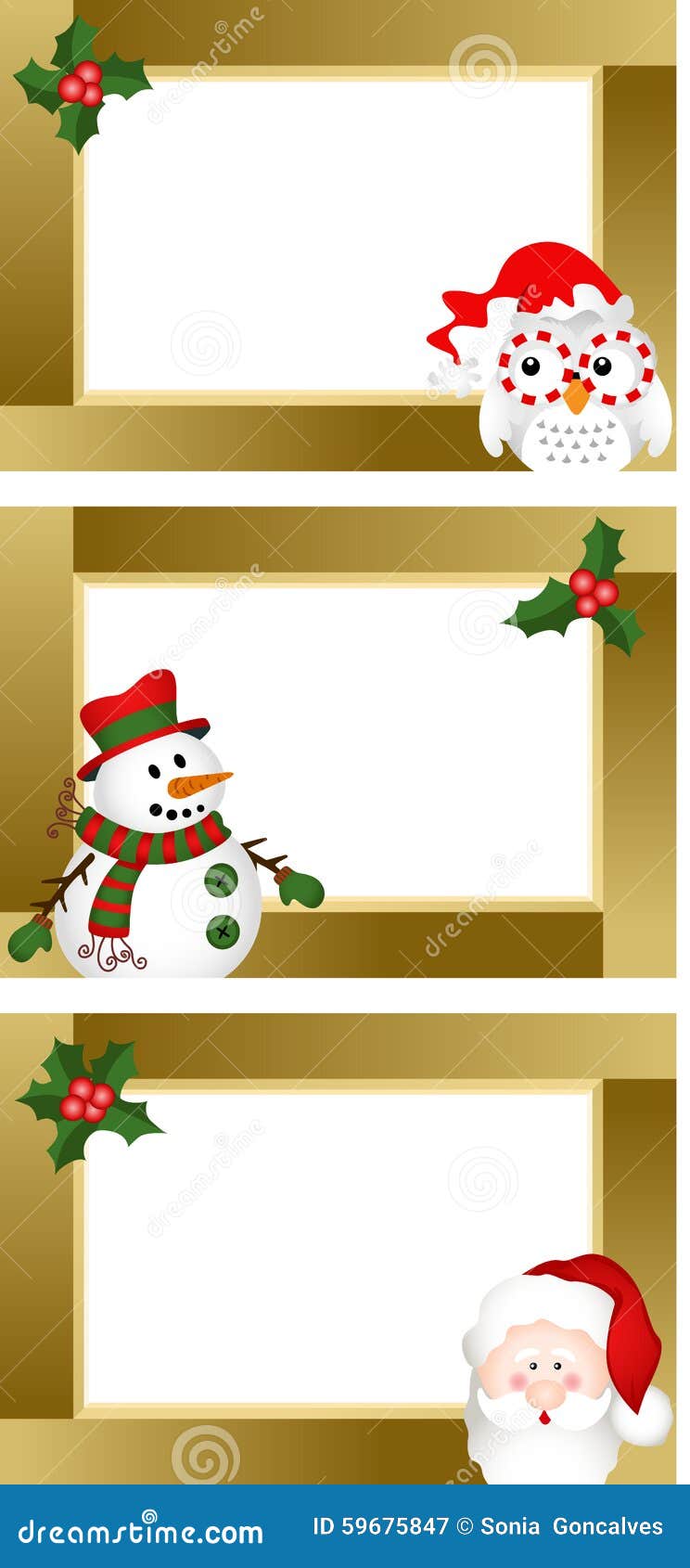 Christmas Blank Labels stock vector. Illustration of winter - 59675847