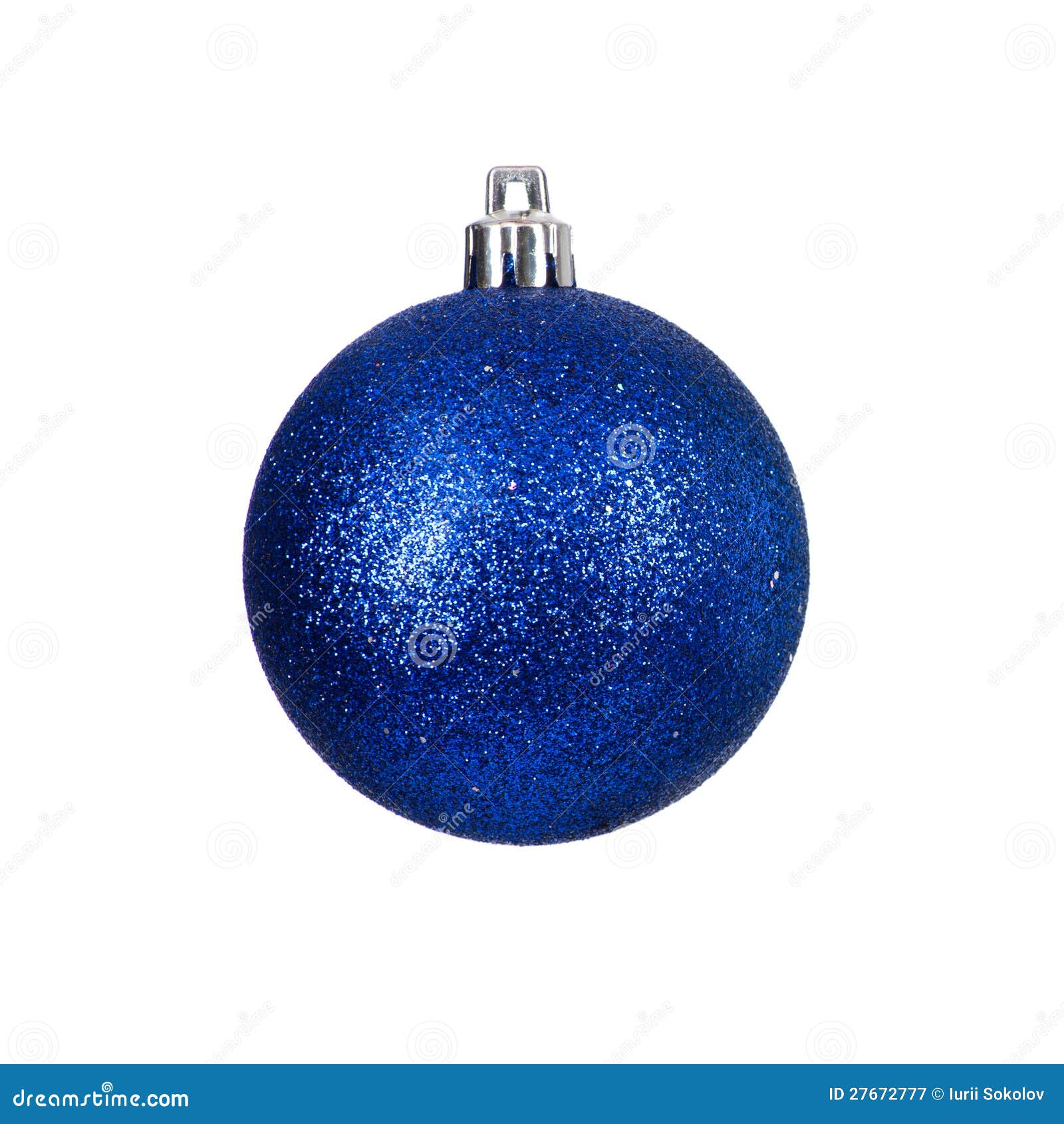 Christmas blue bauble stock image. Image of decorate - 27672777