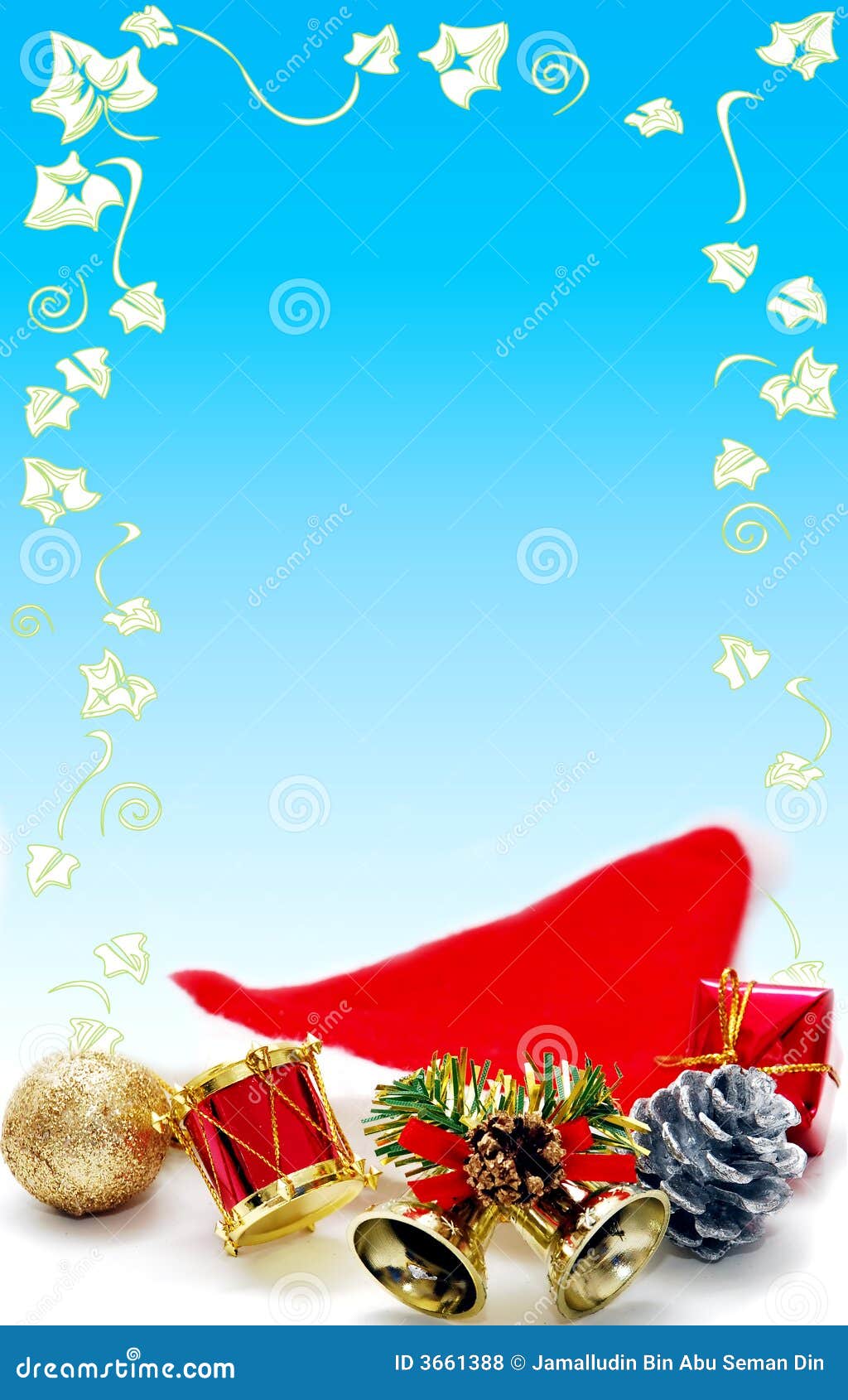 Christmas border stock illustration. Illustration of celebrate - 3661388